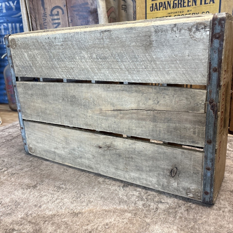 Vintage Soda Crate Bireleys Get Up Dad’s Root Beer White Rock Box ...