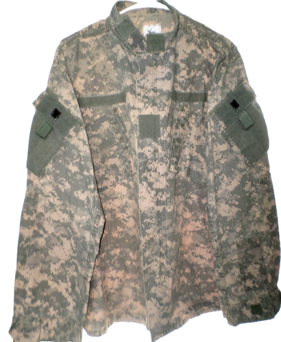 US MILITARY ACU CAMO COMBAT FRACU SHIRT SZ LARGE LONG USED | eBay