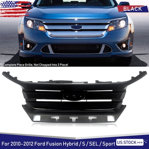 Fits 2010-2012 Ford Fusion Front Bumper Upper Grille Molding Trim ...