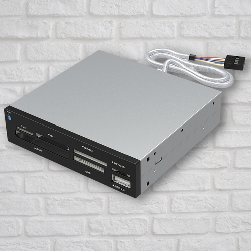 74-In-1 3.5-Inch Internal Flash Media Card Reader/Writer with USB Port ...
