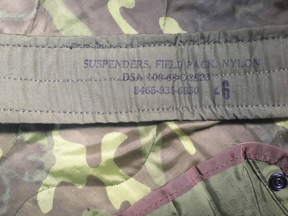 Vietnam Era USGI M67 M1967 Belt, Suspenders, And First Aid Pouch | eBay