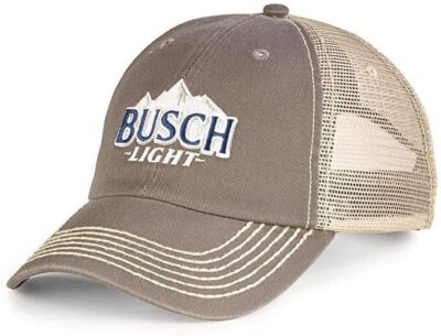BUSCH Orange Camo Trucker Hat | eBay