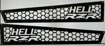 Polaris RZR “HELL RZR” Intake Bezel Cover 14-22 1000XP Powder Coated ...