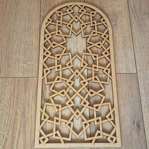Moroccan Arabic Decorative Laser Cut Round Arch Screen Wall Sculpture ...
