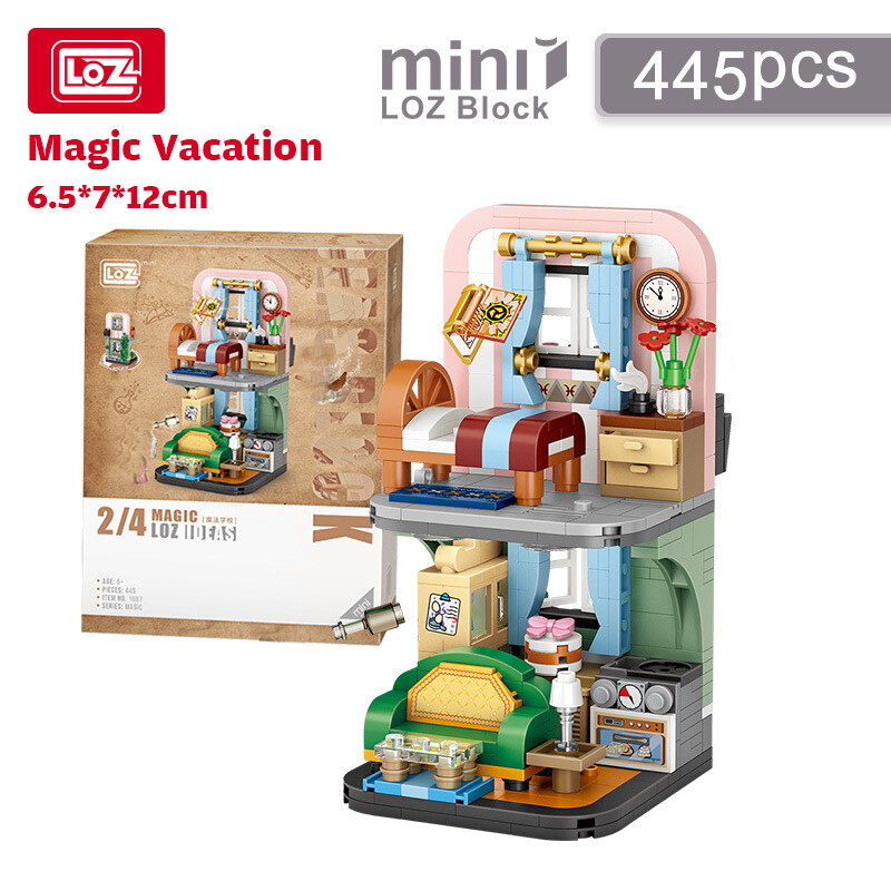 LOZ Mini Blocks Sets Food Street View Building Blocks Micro Bricks with ...