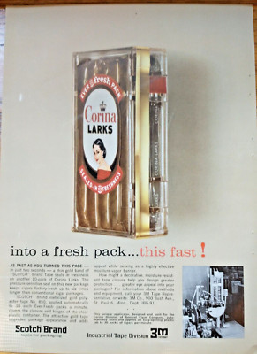 3M Company Scotch Tape Brand 1961 Print Ad - Corina Larks | eBay