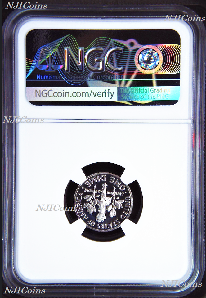 2020 S Proof 10C Silver Dime NGC PF70 UCAMEO in 10-coin-set Roosevelt ...
