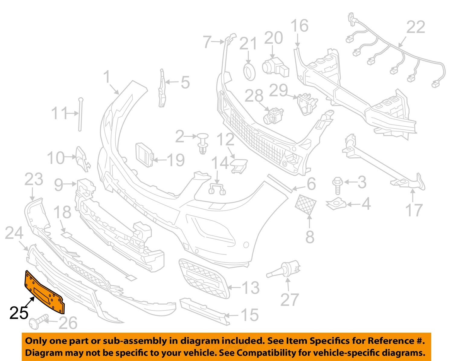 Mercedes MERCEDES-BENZ OEM ML350-License Plate Bracket Mount Holder ...