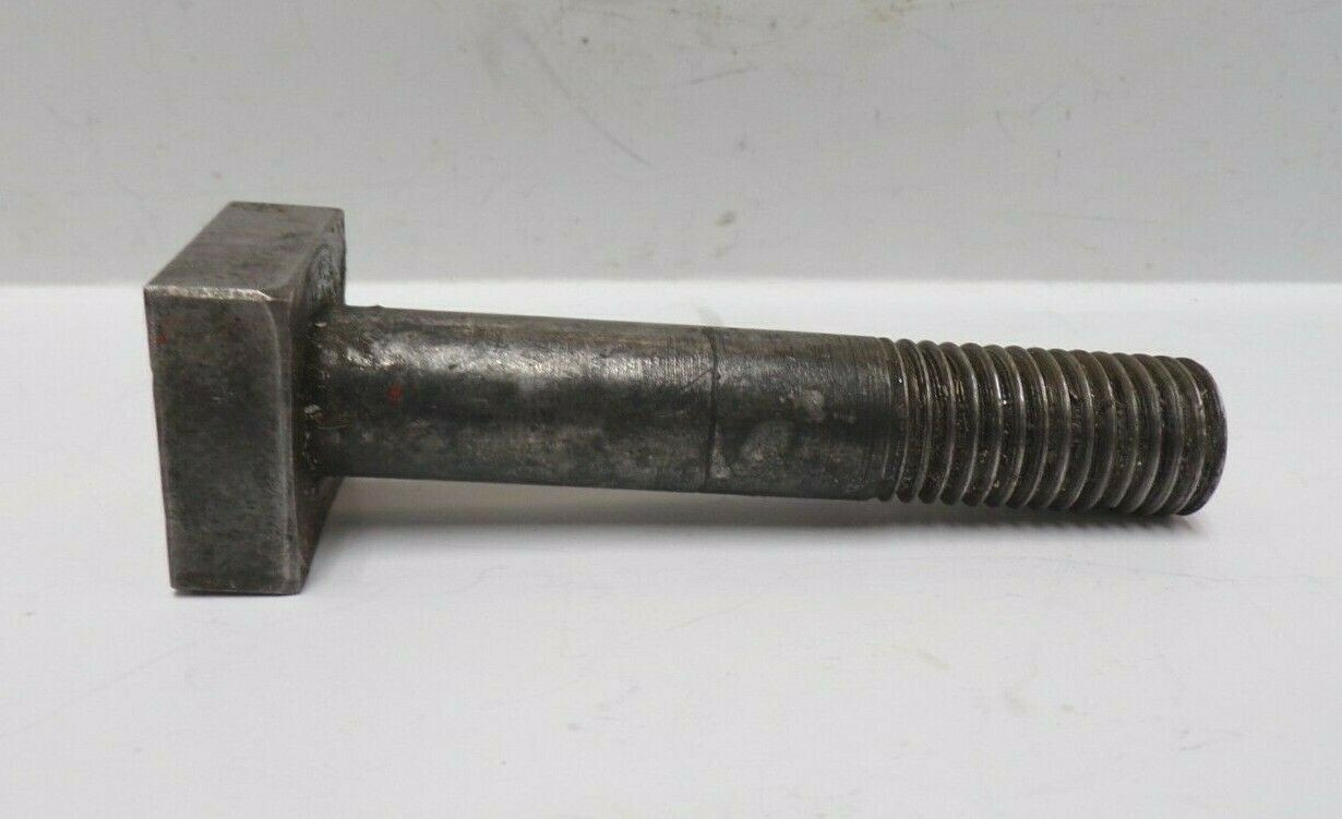 STEEL SQUARE T-BOLT, 3/4"-10 X 3-7/8", 4-1/2" OAL, 5/8" 1-5/16" x 1-5/ ...