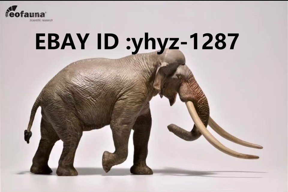 Eofauna Stegodon(Straight tusked elephant) Model Figure 1:35 L24CM H12 ...