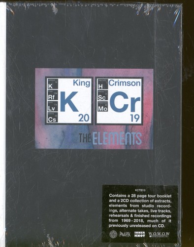 King Crimson Elements (2019 Tour Box) double CD Europe Discipline ...