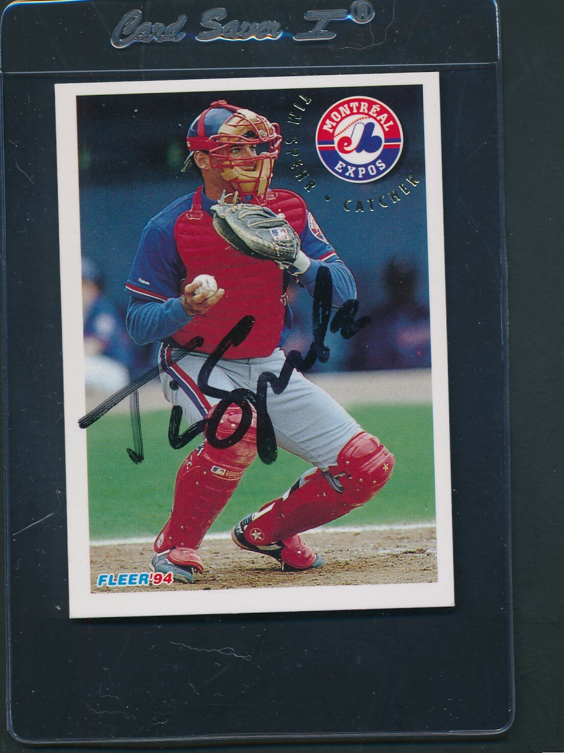 1994 Fleer #552 Tim Spehr Expos Signed Auto *D1167 | eBay