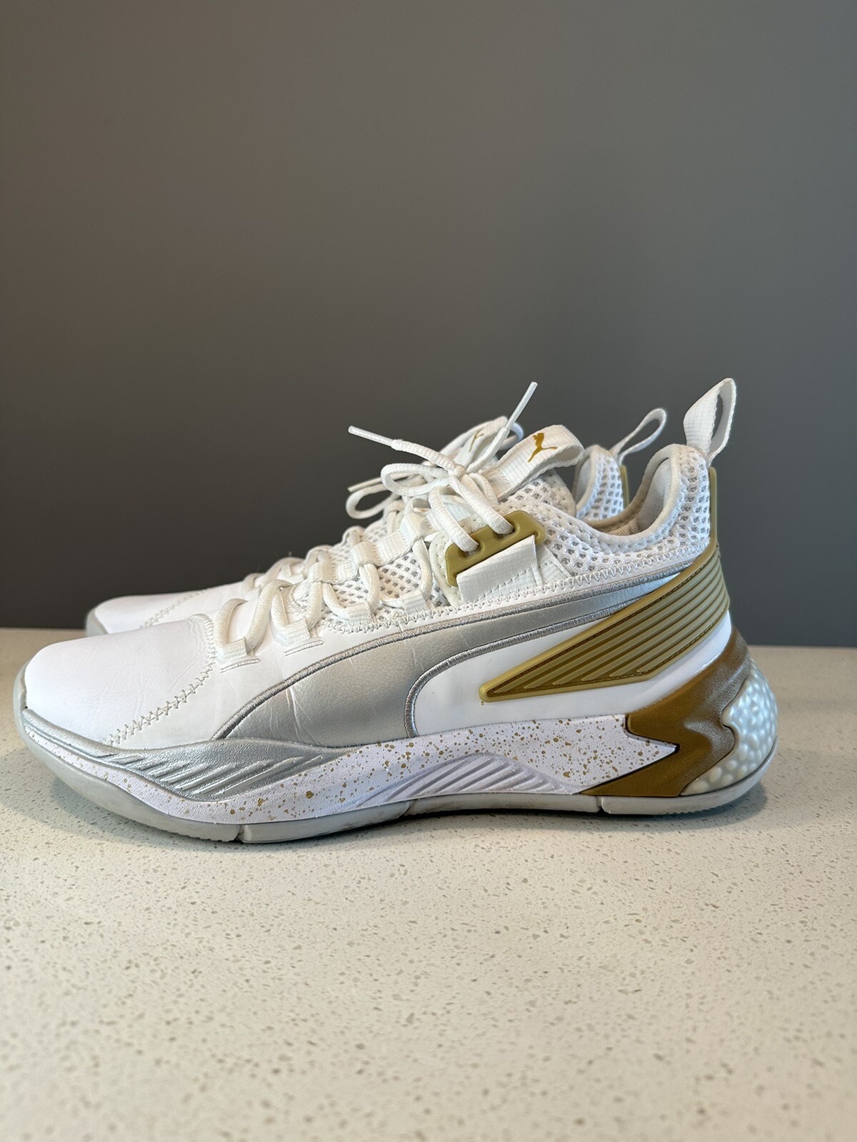Puma Basketball Uproar Hybrid Court Core White Metall… - Gem