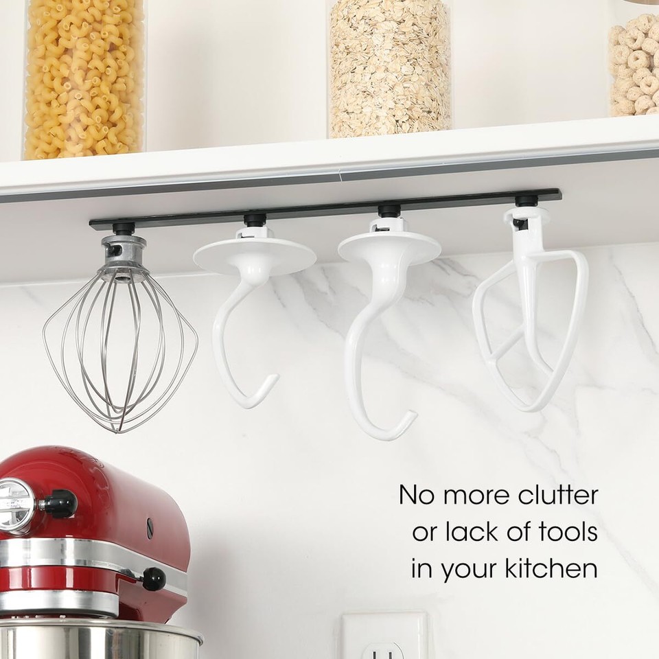 Metal Stand Mixer Attachment Holder Compatible with Kitchenaid Mixer ...