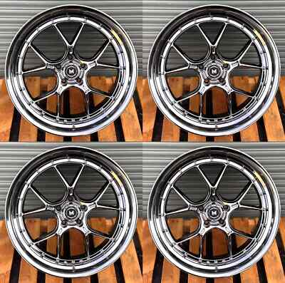 20x8.5/20x9.5 5x114.3 +35 MFlow MFL1 PVD Chrome Wheels 20" Staggered ...