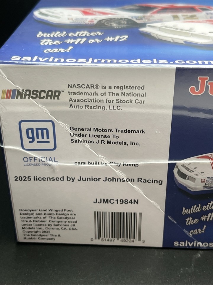 NASCAR Model Car Budweiser Junior Johnson Racing 1984 Monte Carlo ...