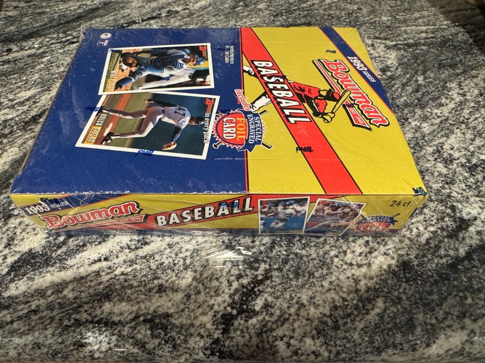 1993 Bowman Baseball Factory Sealed Hobby Box (Derek Jeter RC ...