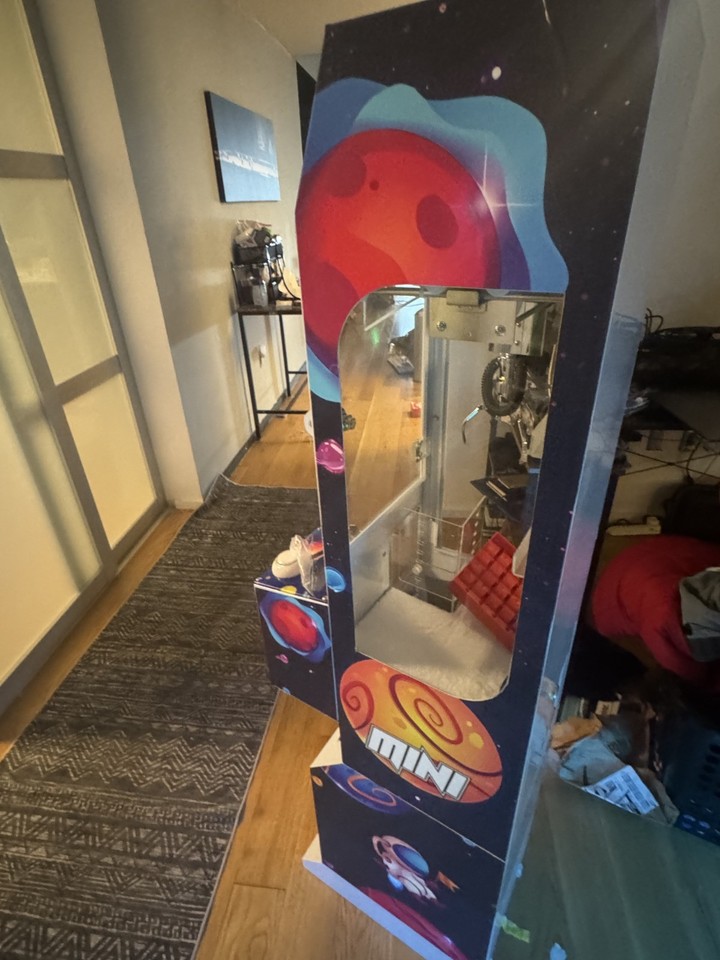 Mini Claw Machine Dollar bill acceptor Arcade Claw Machine prize box | eBay