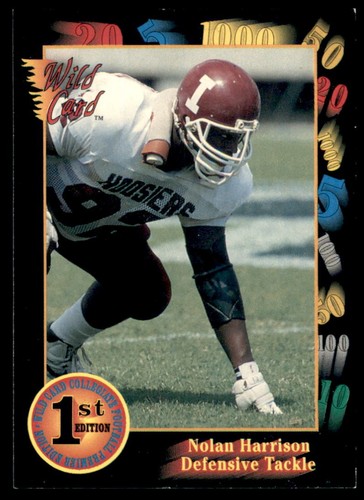 1991 Wild Card Draft #148 Nolan Harrison Indiana Hoosiers | eBay