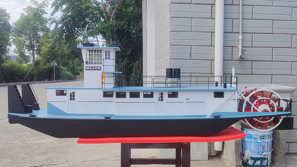 Sternwheeler Major 1:18 1400mm 55" Wooden Model RC Model Ship Kit | eBay