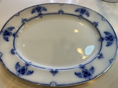 Albion Pottery Platter Mayfair EB JEL platter Flow Blue approx 16” | eBay