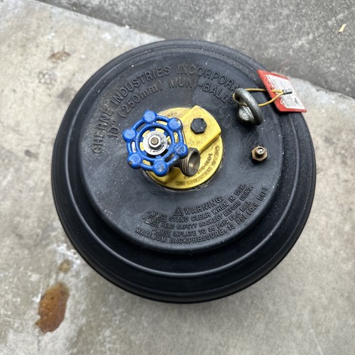 Cherne 10" (250mm) Test-Ball Plug 041-394 for Sewer/Drain Testing | eBay