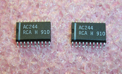 QTY (38) CD74AC244M RCA 3-STATE OCTAL BUFFER LINE DRIVER SOIC-20 AC244 ...