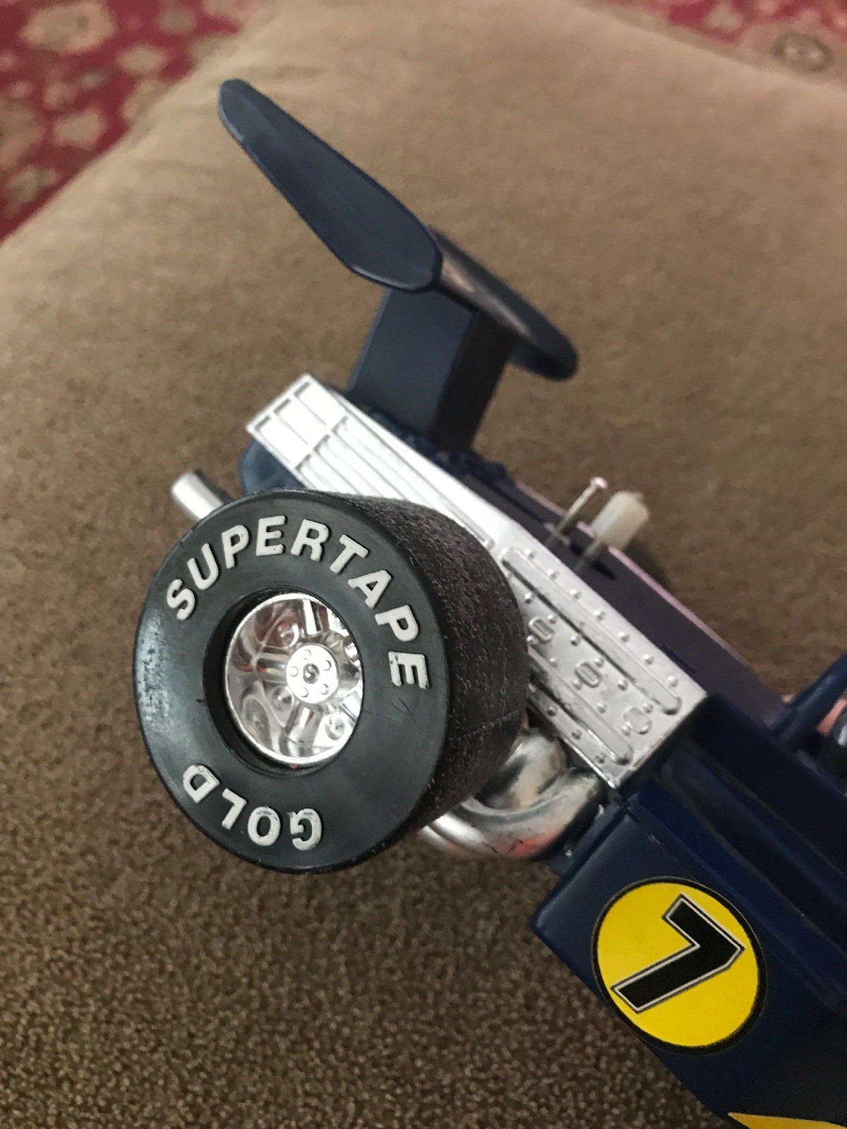 Vintage Radio Shack Formula One Road Racing Race Car Blue #7 (JL) | eBay