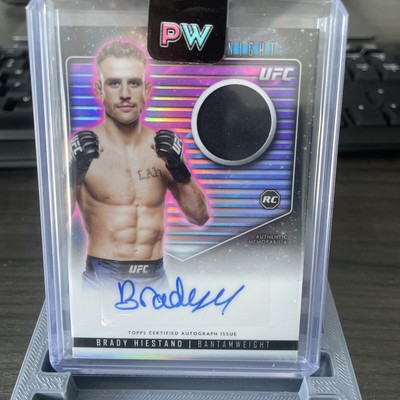 brady hiestand Rookie Patch Auto UFC 2024 Topps Midnight | eBay