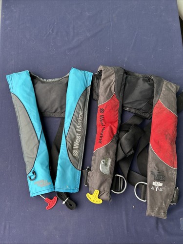 (2) West Marine Inflatable Life Vest: A/M-24 & A-33 Offshore | eBay