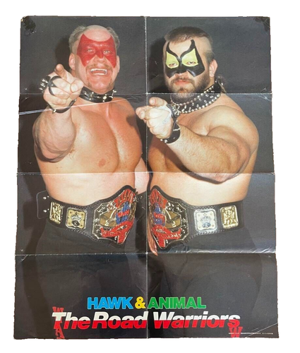 The Road Warriors Poster Pro Wrestling NWA AWA WCW WWF AJPW NJPW | eBay