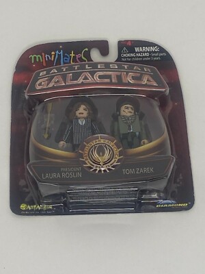 Battlestar Galactica Minimates Series 4 Doc Cottle & Miniseries Gaius ...