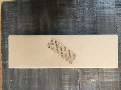 1000 Coin Wrappers FLAT Tubular Paper Rolls for dimes (Each roll holds ...