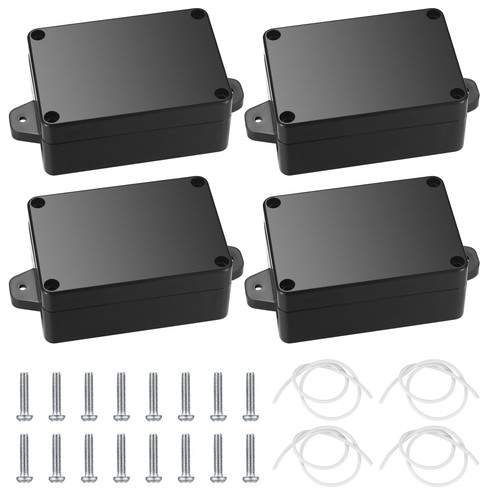 Project Box, 4pcs Junction Boxes, IP65 Waterproof Electrical Boxes, ABS ...