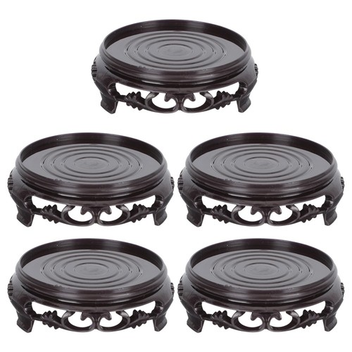 5 Pcs Base Bracket Raised Tray Decorative Pot Holder Display Pedestal ...