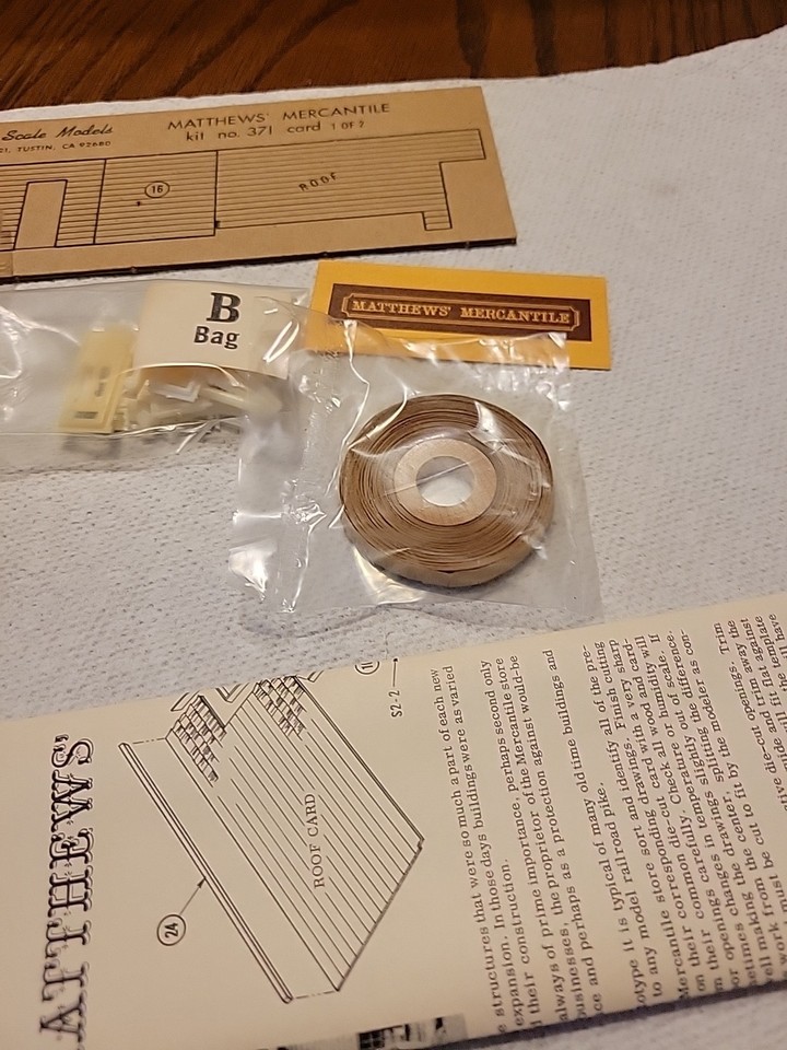 Vtg.Campbell Scale Models 371 - 1295 HO Scale Matthews Merchantile ...
