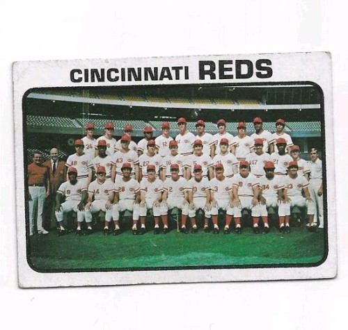 1973 Topps Set CINCINNATI REDS TEAM PHOTO CARD #644 | eBay