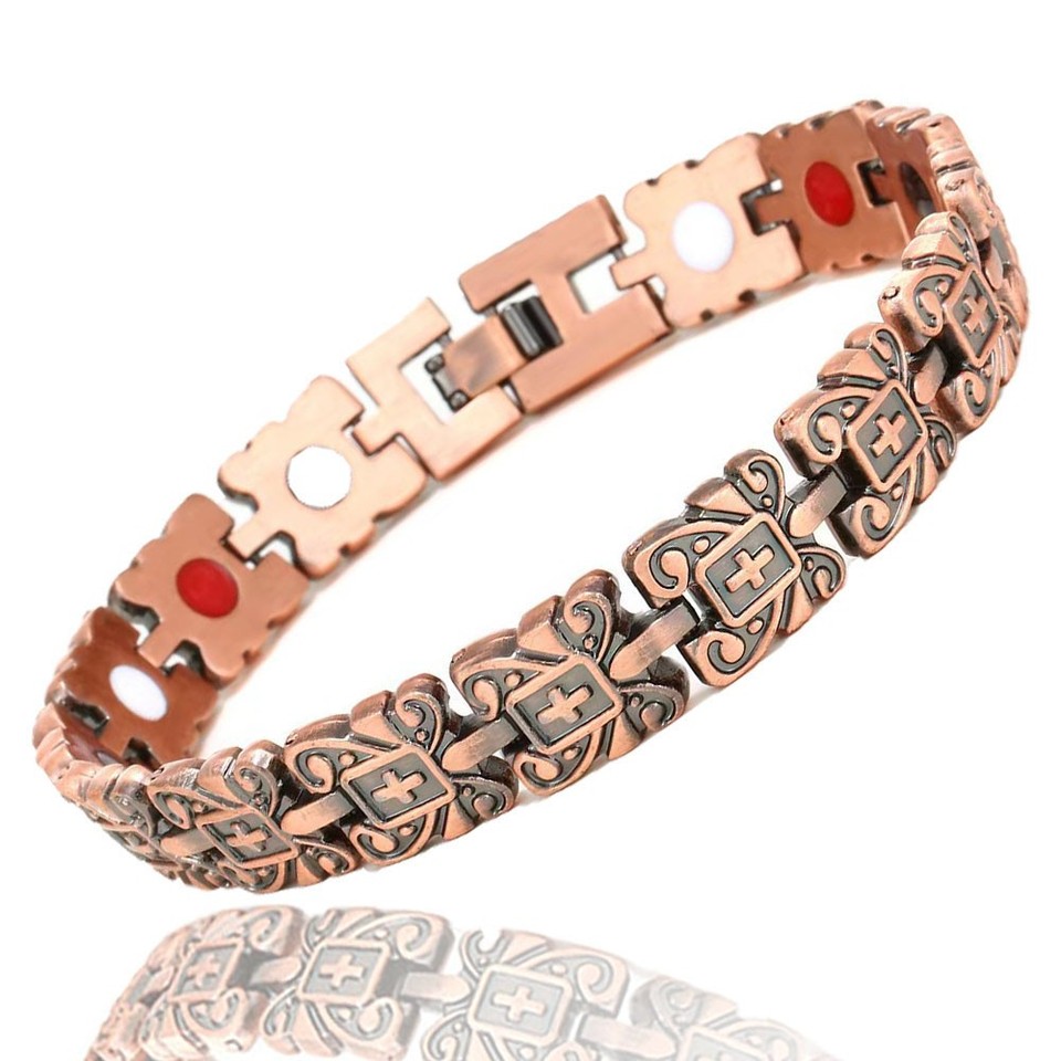 Copper Magnetic Bracelets for Arthritis Pain Relief - for Men & Women ...