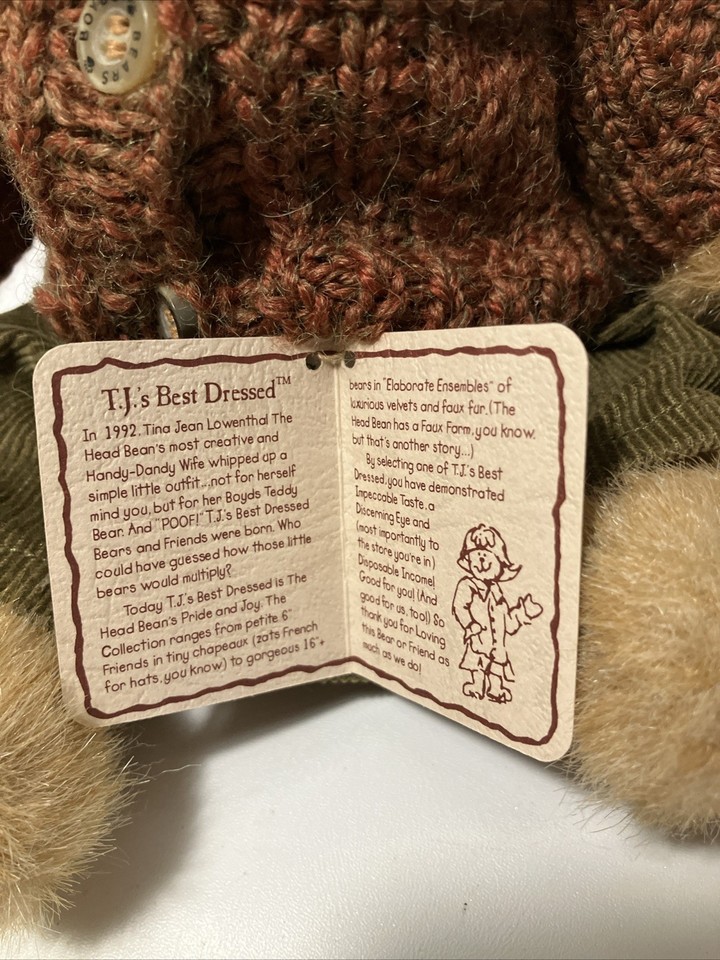 2001 Rare Boyds Bear Maple T. Leafowitz QVC Exclusive Limited Edition ...