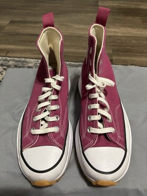 Magenta Converse High Top Platforms Size 9 | eBay