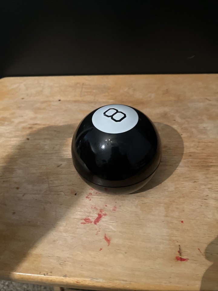 Vintage Magic 8 Ball Classic Mattel Toy Fortune Teller (30188) WORKING ...