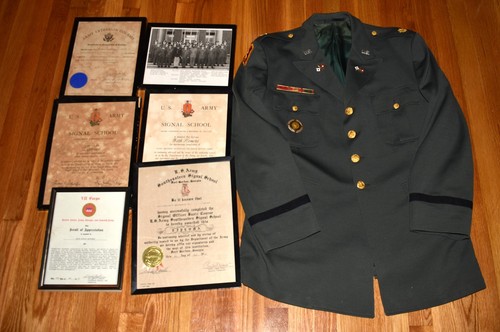Vietnam War Grouping US 1st Signal Brigade MACV Major Dress Uniform ...