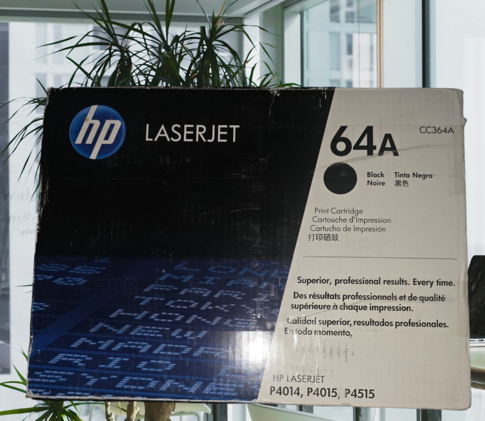 Brand New HP 64A LaserJet Toner Cartridge - Black (CC364A) Sealed Open ...