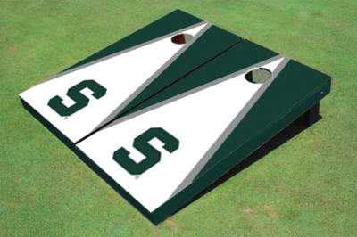 Michigan State University "S" White And Hunter Matching Triangle ...