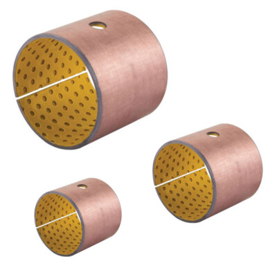 Gleitlager-Buchse wartungsarm Lagerbuchse Bolzen Stahl + POM Bagger ...