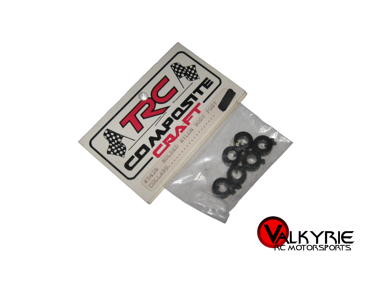 RC Composite Craft Molded Body Post Collars Plastic Black (6) 5428 | eBay