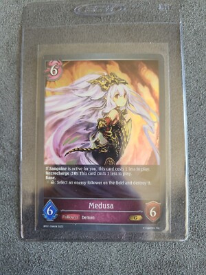 Shadowverse Evolve Medusa Gold Advent of Genesis BP01-104EN | eBay