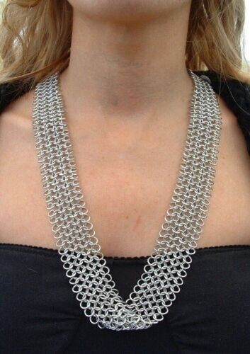 Chainmail Shirt Aluminum Scarf 10MM 16 Display Butted | eBay