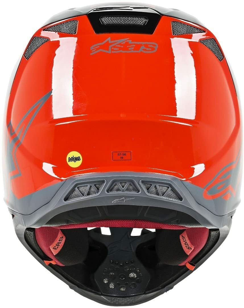 Alpinestars S-M8 SM8 Supertech Radium Motocross MX Helmet - Red Black Grey - M | eBay