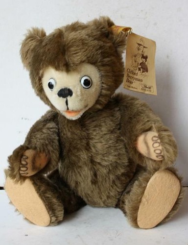 Steiff Teddy Bear Clifford Berryman Teddy Roosevelt Yellow Tag Linda ...